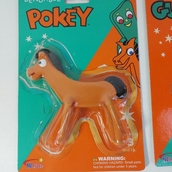 NJCroce | Toys | Pokey And Gumby Nj Croce Flexible Bendable Poseable ...